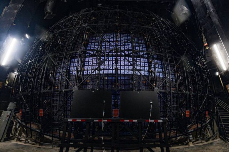 Fort Worth’s $22M Omni immersive dome theater by Cosm is nearly done ...